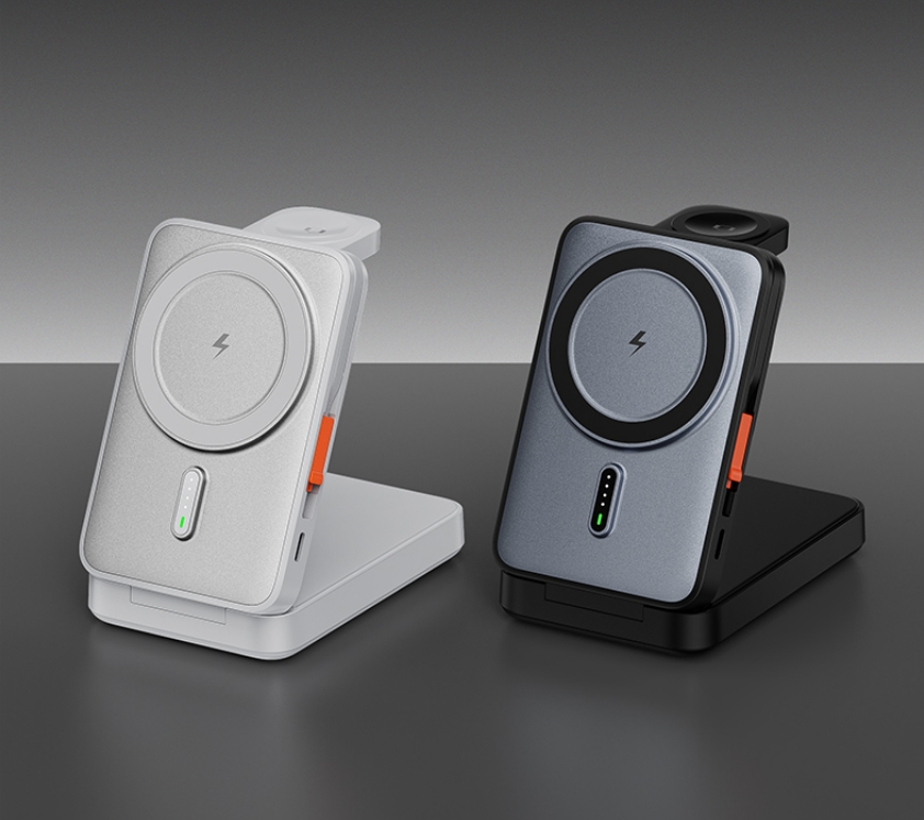 Universal - 5 in 1 MagSafe Wireless charger &Power Bank & Wall charger ...